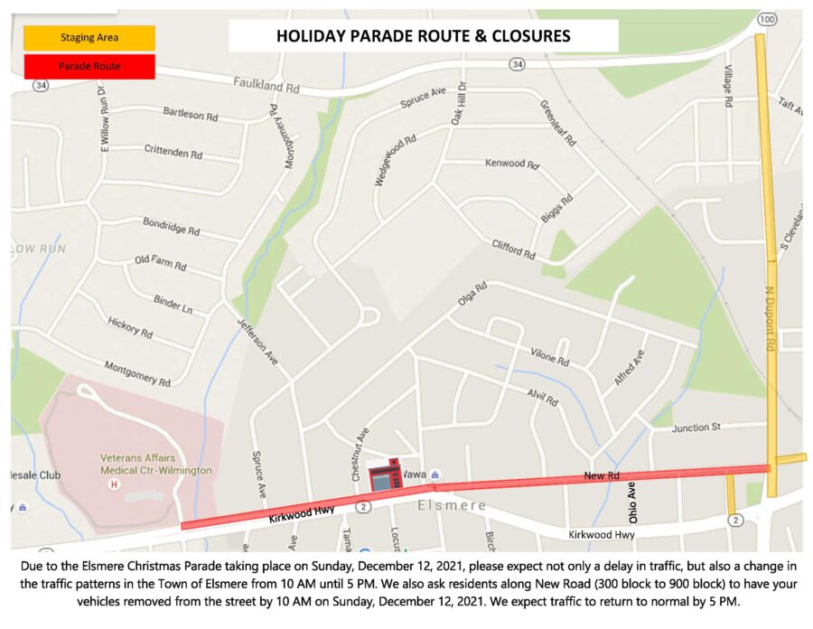Parade Route – Closures Map